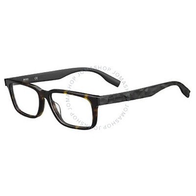 Hugo Boss Men's Silver Tone Square Eyeglass Frames HG 0247 0R81 00 56 ...