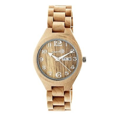 Earth Wood Brush Dark Brown Multi-Function Ladies Watch ETHEW3802 ...