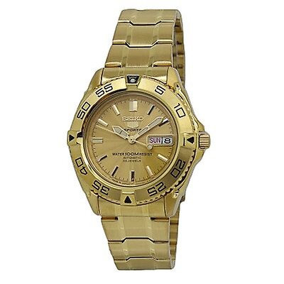 Seiko Series 5 Automatic Gold Dial Men's Watch SNK366 SNK366 - Seiko ...
