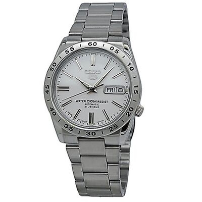 Seiko Seiko 5 Automatic White Dial Men's Watch SNKA01 SNKA01 ...