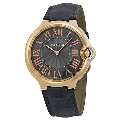 Cartier Calibre De Cartier 18kt Pink Gold Silver Dial Mechanical Men's ...