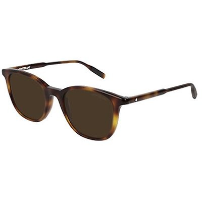 Montblanc Grey Square Men's Sunglasses MB0082S-00153 MB0082S-00153 ...