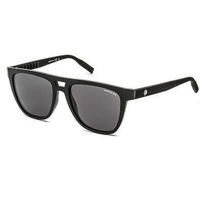 Montblanc Grey Square Men's Sunglasses MB0082S-00153 MB0082S-00153 ...