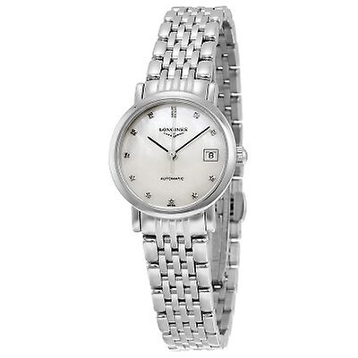 Longines Master Collection Automatic Mother of Pearl Dial Ladies Watch ...