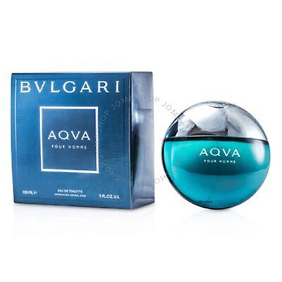 Bvlgari Aqva Pour Homme / Bulgari EDT Spray 3.4 oz (100 ml) (m ...