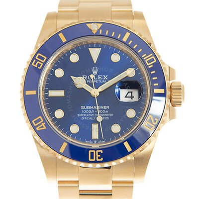 Rolex Pre-owned Rolex Submariner Automatic Chronometer Black Dial Men's ...