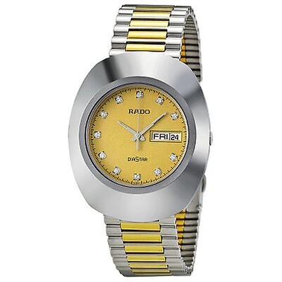 Rado Original Jubile Gold Automatic Gold Dial Gold PVD Men's Watch ...