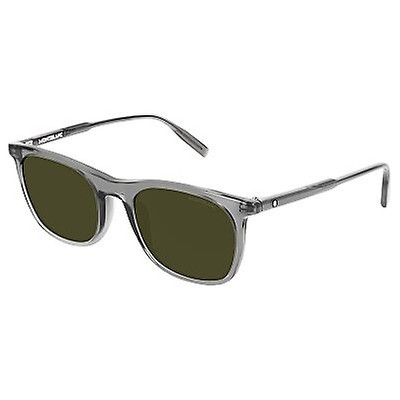 Montblanc Grey Square Men's Sunglasses MB0082S-00153 MB0082S-00153 ...