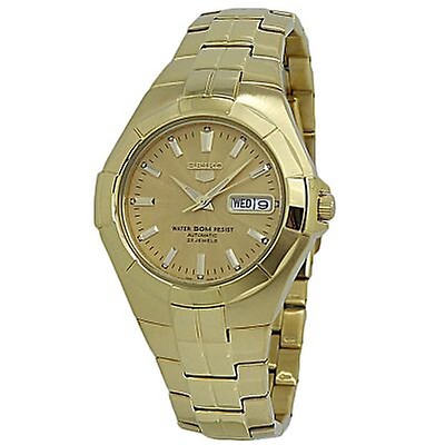 Seiko 5 Automatic Gold Dial Men's Watch SNZ450J1 SNZ450J1 4900969895890 ...