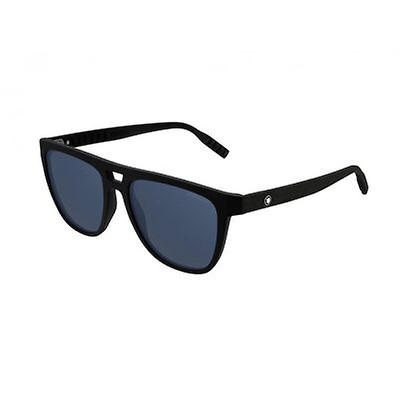 Montblanc Grey Square Men's Sunglasses MB0082S-00153 MB0082S-00153 ...