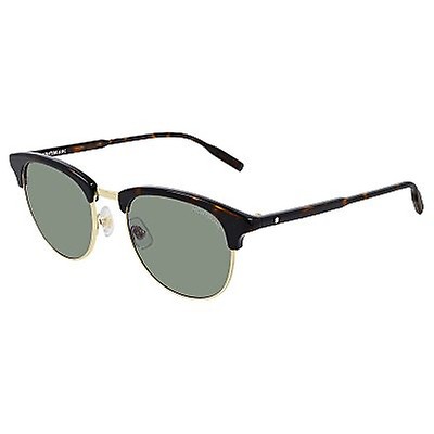 Montblanc Grey Square Men's Sunglasses MB0082S-00353 MB0082S-00353 ...
