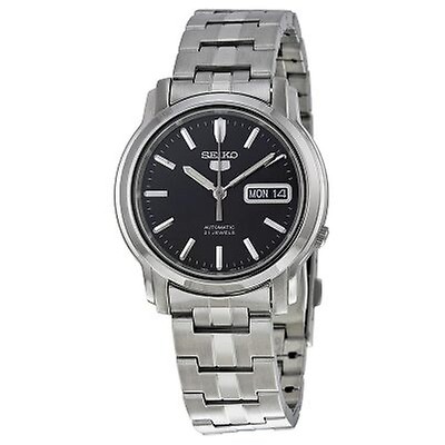 Seiko 5 Automatic Silver Dial Stainless Steel Men's Watch SNK601 SNK601 ...