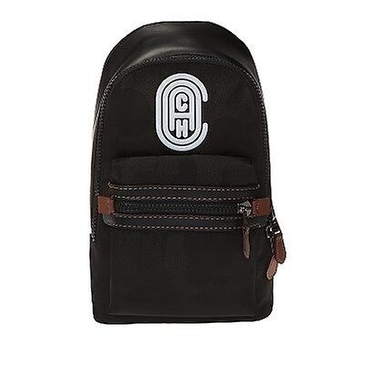 Coach Men's Coach Patch Pacer Backpack in Black Copper/Heather Grey ...