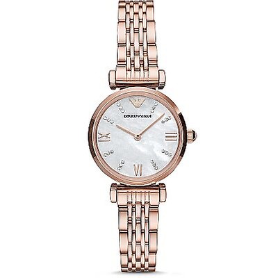 Emporio Armani Classic Mother of Pearl Dial Ladies Watch AR1908 AR1908 ...