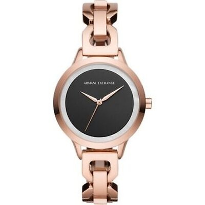 Armani Exchange Gold Dial Ladies Watch AX5324 AX5324 - Watches, Armani ...
