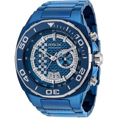 Invicta Aviator Multi-Function Blue Carbon Fiber Dial Men's Watch 21737 ...