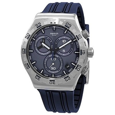 Swatch Neramente Chronograph Silver Dial Men's Watch YCS111C YCS111C ...