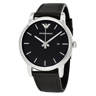 Emporio Armani Classic Chronograph Black Dial Steel Men's Watch AR2434 ...