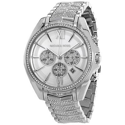 Michael Kors Parker Chronograph Silver Dial Ladies Watch MK5353 MK5353 ...