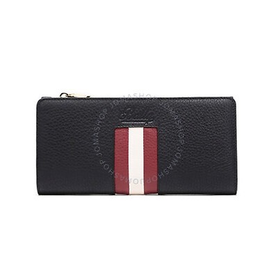 Bally Black Men's Zip Around Travel Wallet 6224353 - Handbags - Jomashop