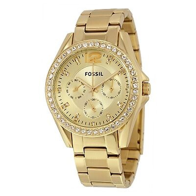 Fossil Riley Multi-Function Silver Dial Ladies Watch ES3202 ES3202 ...
