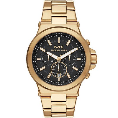 Michael Kors Lexington Chronograph Champagne Dial Men's Watch MK8281 ...