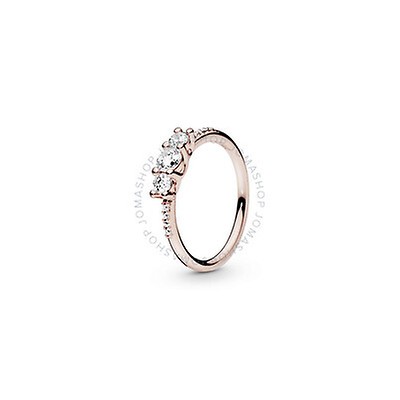 Pandora Princess Tiara Crown Ring in Rose Gold, Brand Size 52 180880CZ ...