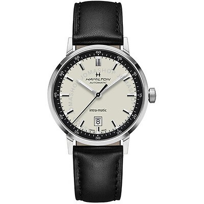 Hamilton Intra-Matic Automatic Black Dial Men's Watch H38455131 ...
