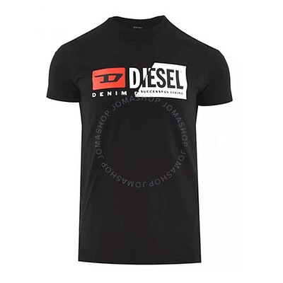Diesel T-Diego-J8 3D Foil Print Interlock T-Shirt 00S4EA-0QANW-100 - Apparel - Jomashop