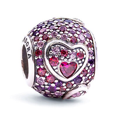 Pandora Square Blue Star Charm In Sterling Silver 796360NSB - Ladies ...