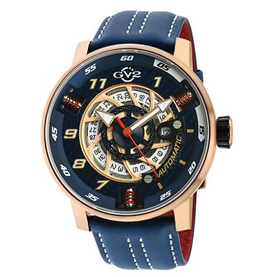 Gv2 By Gevril Triton Automatic Black Dial Men's Watch 3402 3402 ...
