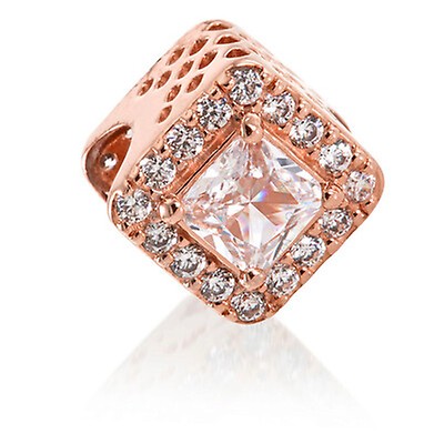 Pandora Open Heart Stud Earrings In 14k Rose Gold-plated 280528CZ ...