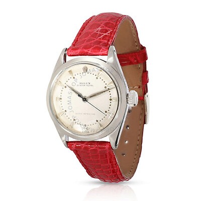 Rolex Pre-owned Rolex Oyster Perpetual Automatic Silver Dial Unisex ...