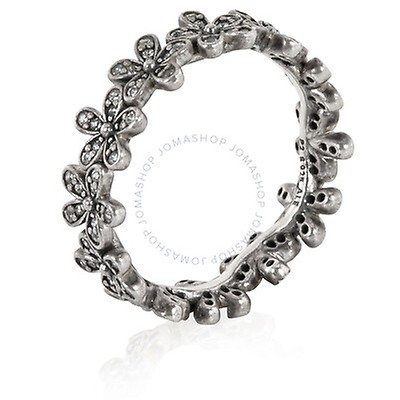 Pandora Sterling Silver Band of Hearts Ring, Size 52 (US 6) 190980-52 ...