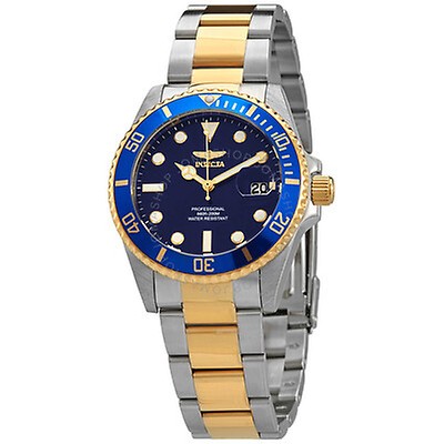 Invicta Pro Diver Black Dial Stainless Steel Men's Watch 8932 8932 ...