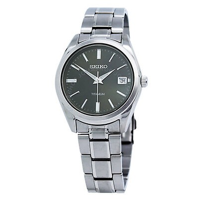 Seiko Classic Quartz Silver Dial Men's Watch SUR369 SUR369 ...