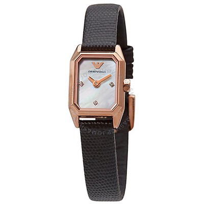 Emporio Armani Classic Mother of Pearl Dial Ladies Watch AR1910 AR1910 ...