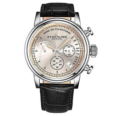 Stuhrling Original Monaco Silver-tone Dial Men's Watch M15561 M15561 ...
