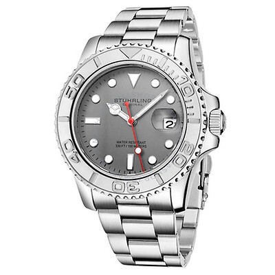 Stuhrling Original Aquadiver Blue Dial Men's Watch M15828 M15828 ...