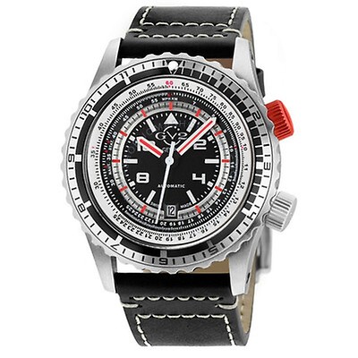 Gv2 By Gevril Novara Silver Carbon Fiber Dial Men's Watch 8204 8204 ...