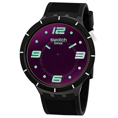 Swatch Golden Tac Black Dial Black Silicone Unisex Watch GB274 GB274 ...