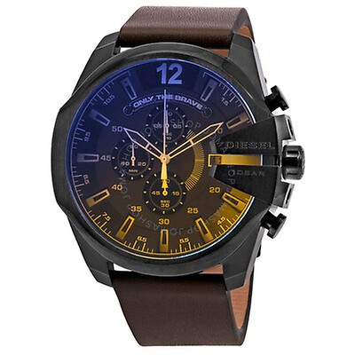 Diesel MS9 Chronograph Black Ombre Dial Men's Watch DZ4471 DZ4471 ...