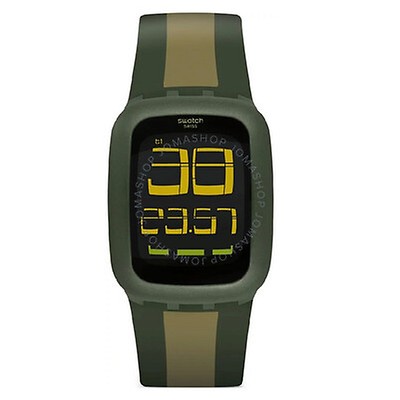 Swatch Sun Touch White Digital White Silicone Unisex Watch SURW106 ...