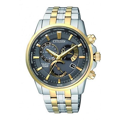 Citizen Calibre 8730 Eco-Drive Grey Dial Stainless Steel Men's Watch ...