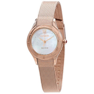 Citizen Sunrise Eco-Drive Diamond Dial Ladies Watch EM0320-59D EM0320 ...