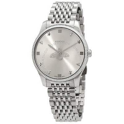 Gucci Timeless Silver Dial Two-tone Unisex Watch YA1264074 YA1264074 ...