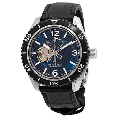 Orient Star Automatic Blue Open Heart Dial Men's Watch RE-AT0001L00B RE ...