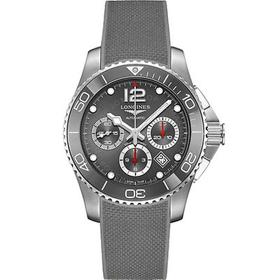 Longines HydroConquest Chronograph White Dial Stainless Steel Men's ...