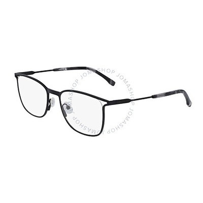 Lacoste Men's Silver Tone Square Eyeglass Frames L225403555 L225403555 ...