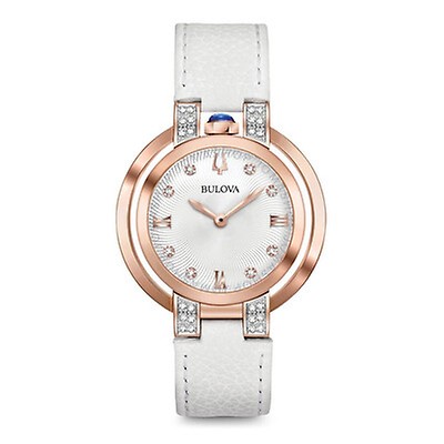 Bulova Casual Diamonds Ladies Watch 98P115 98P115 042429463325 - Bulova ...